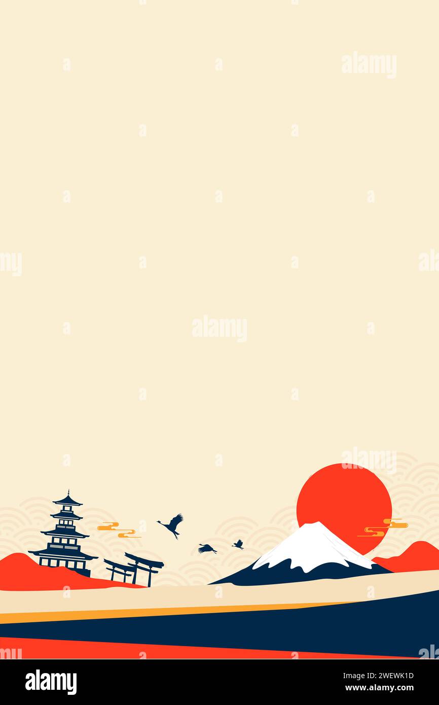 beauty of Japan through stunning illustrations. features traditional ...