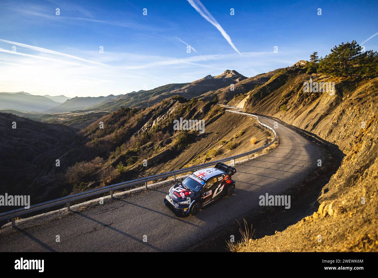 33 EVANS Elfyn, MARTIN Scott, Toyota GR Yaris Rally1, action during the Rallye Automobile Monte ...