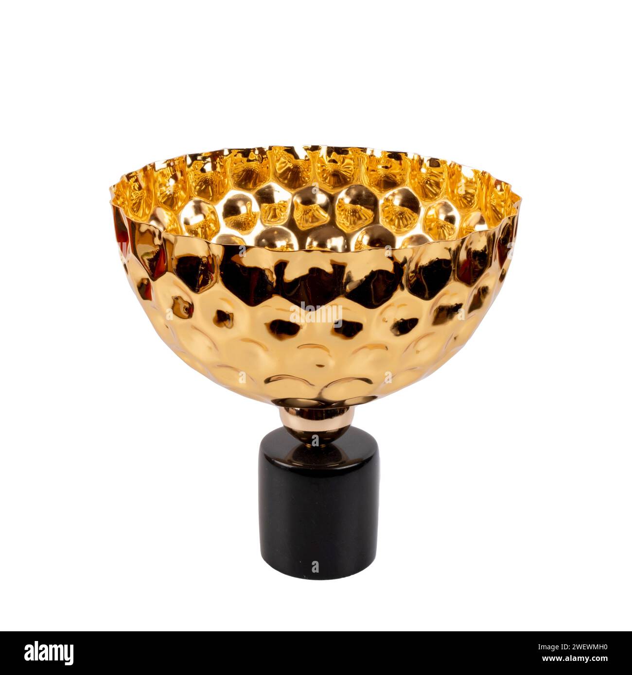 luxury decorative metal accessory with marble stand isolated Stock ...