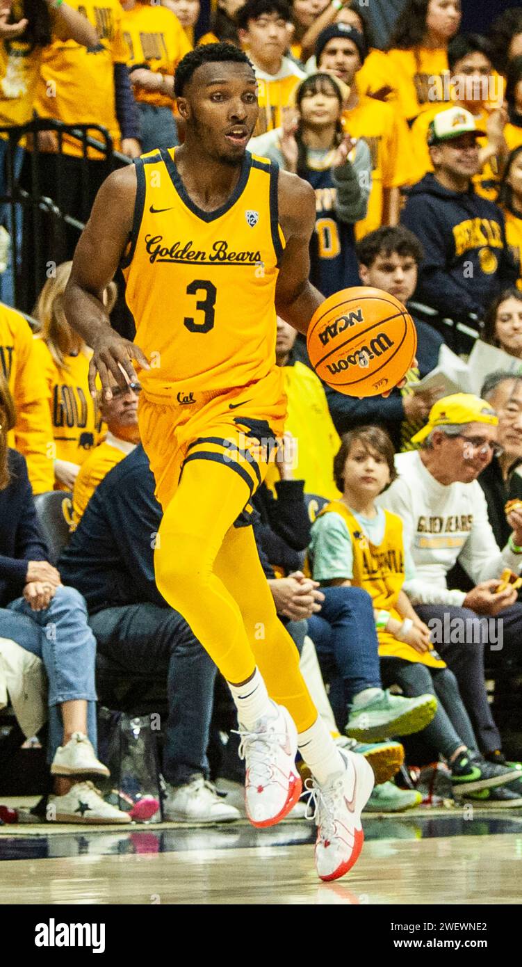 Haas Pavilion Berkeley Calif, USA. 26th Jan, 2024. CA U.S.A. California ...