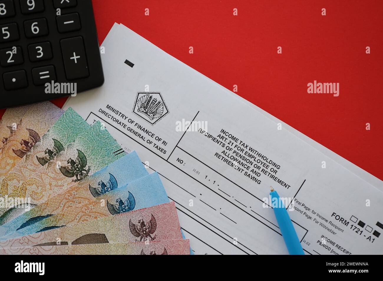 Indonesian tax form 1721 a1 Income Tax withholding art 21 for employee ...