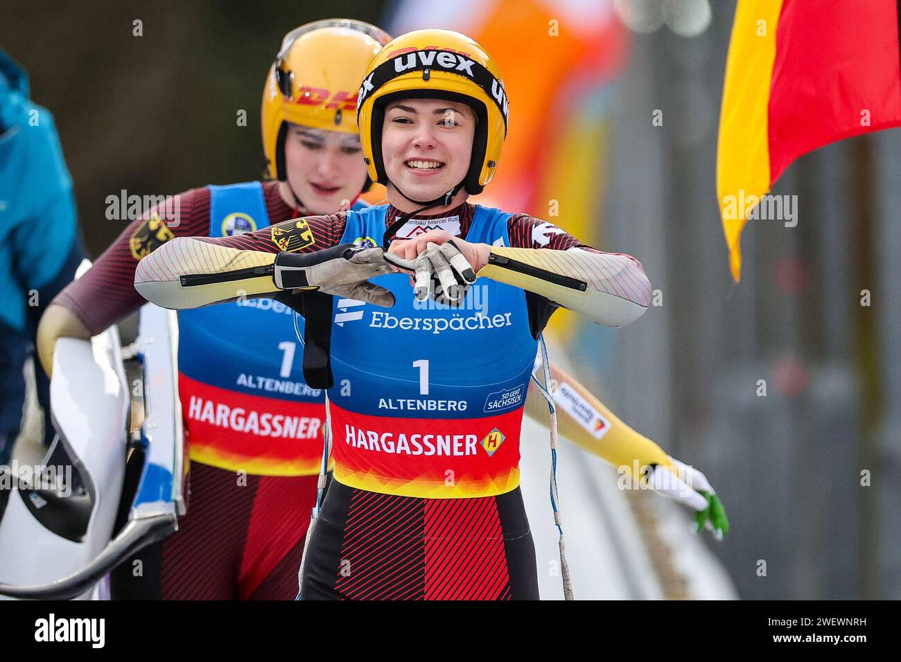 Altenberg, Germany. 27th Jan, 2024. Luge: World Championships, women's ...