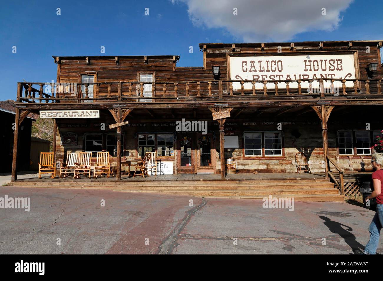 Calico House, ghost town, Ghost Town Calico, Yermo, California, USA ...
