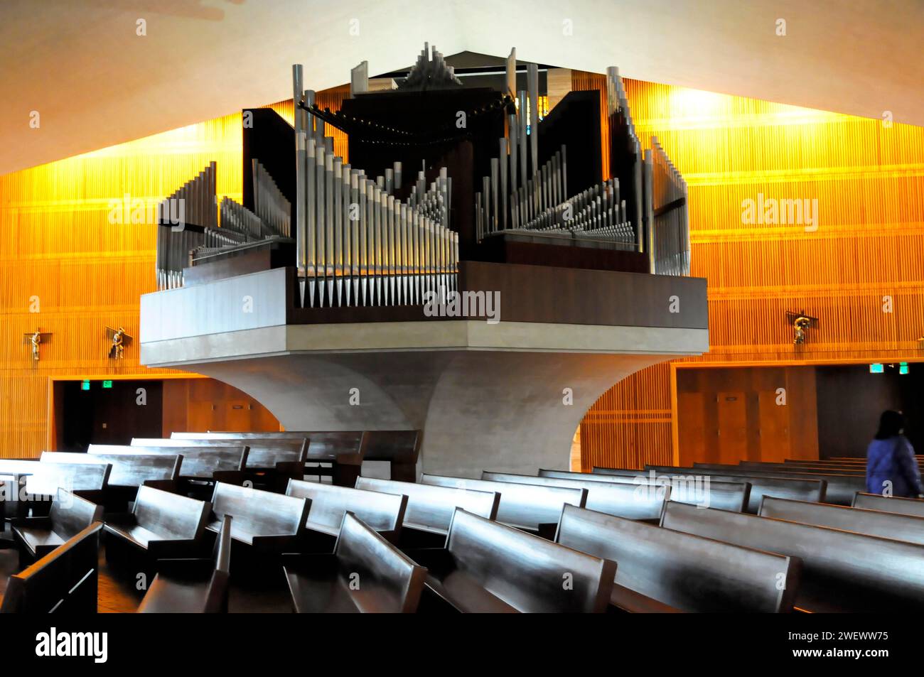 Organ, St Mary's Cathedral, San Francisco, California, USA Stock Photo ...