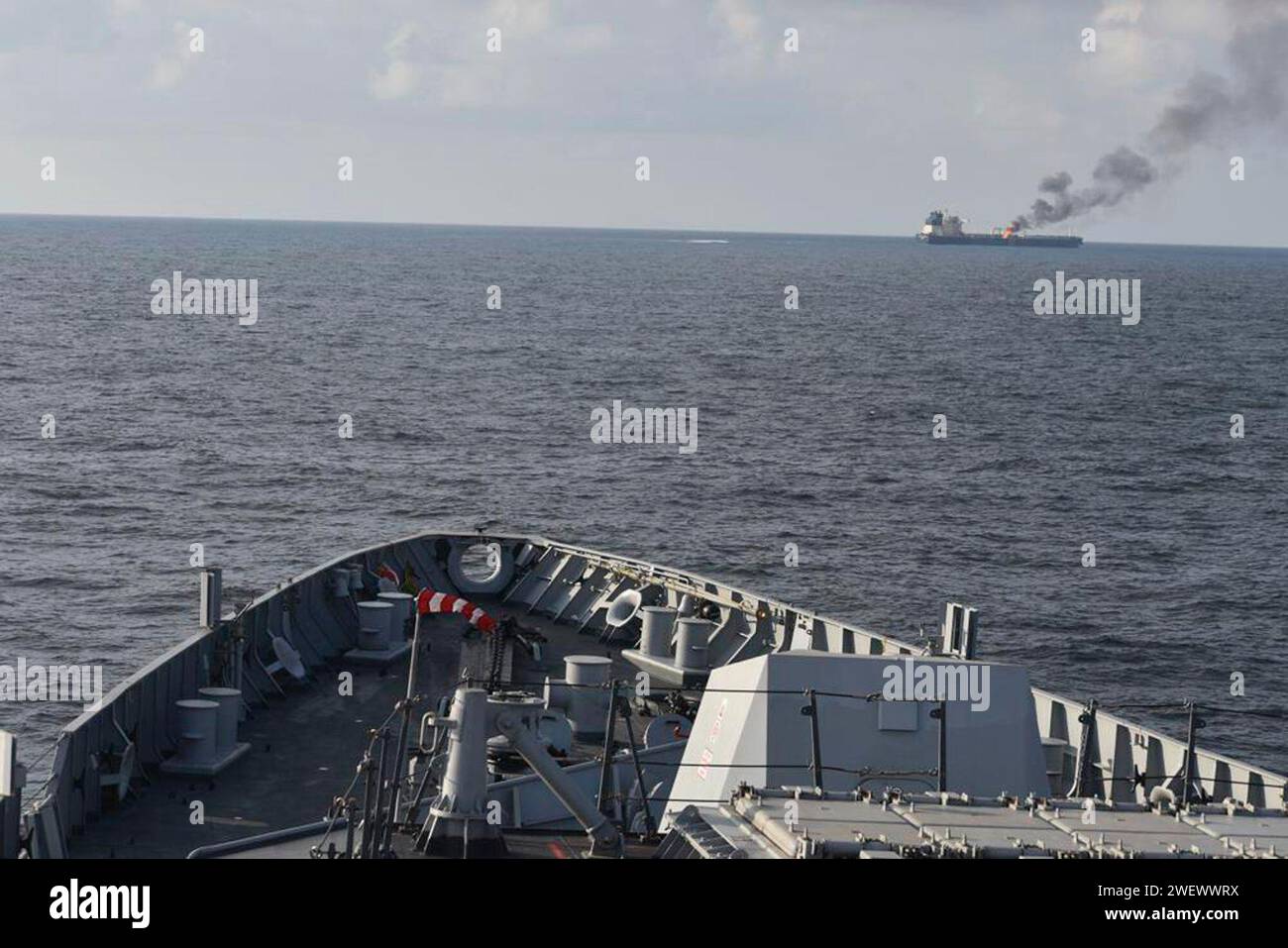 CAPTION CORRECTS LOCATION TO GULF OF ADEN In this photo provided by the ...