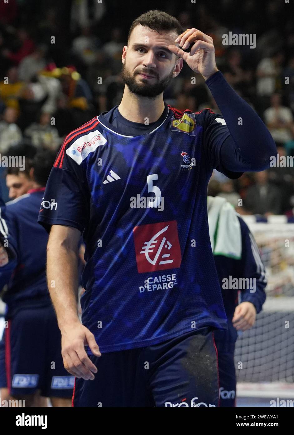 Nedim Remili of France during the Men's EHF Euro 2024, Semi Finals ...