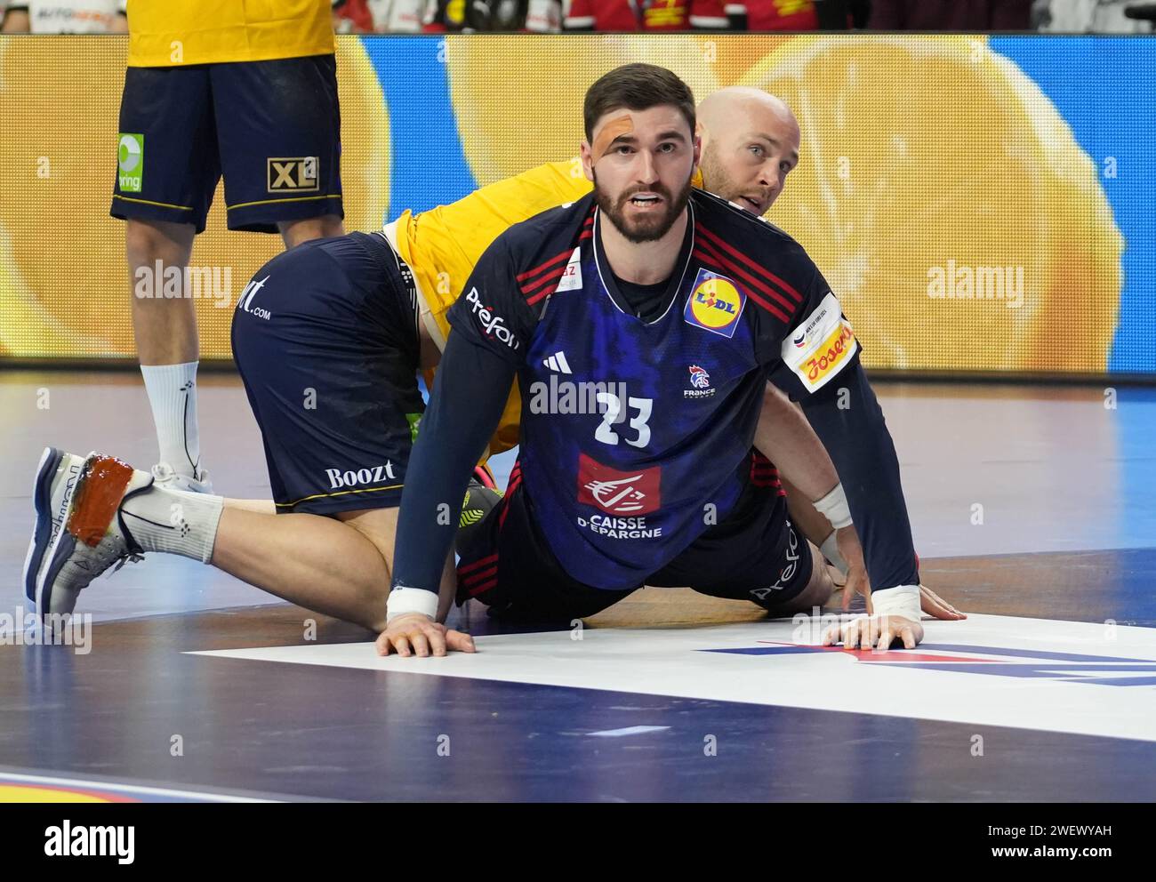 Ludovic Fabregas of France during the Men's EHF Euro 2024, Semi Finals ...