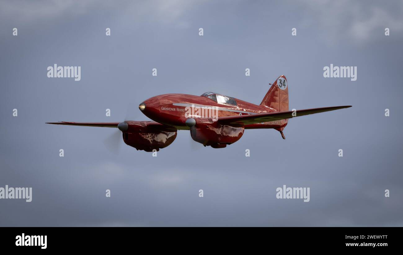 Old Warden, UK - 2nd October 2022: The historic De Haviland DH88 Comet ...