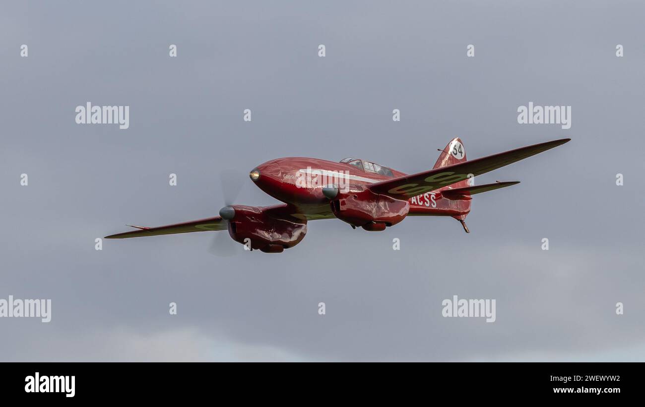 Old Warden, UK - 2nd October 2022: The historic De Haviland DH88 Comet ...
