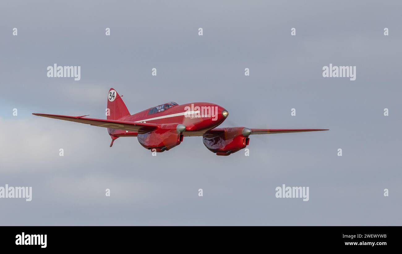 Old Warden, UK - 2nd October 2022: The historic De Haviland DH88 Comet ...