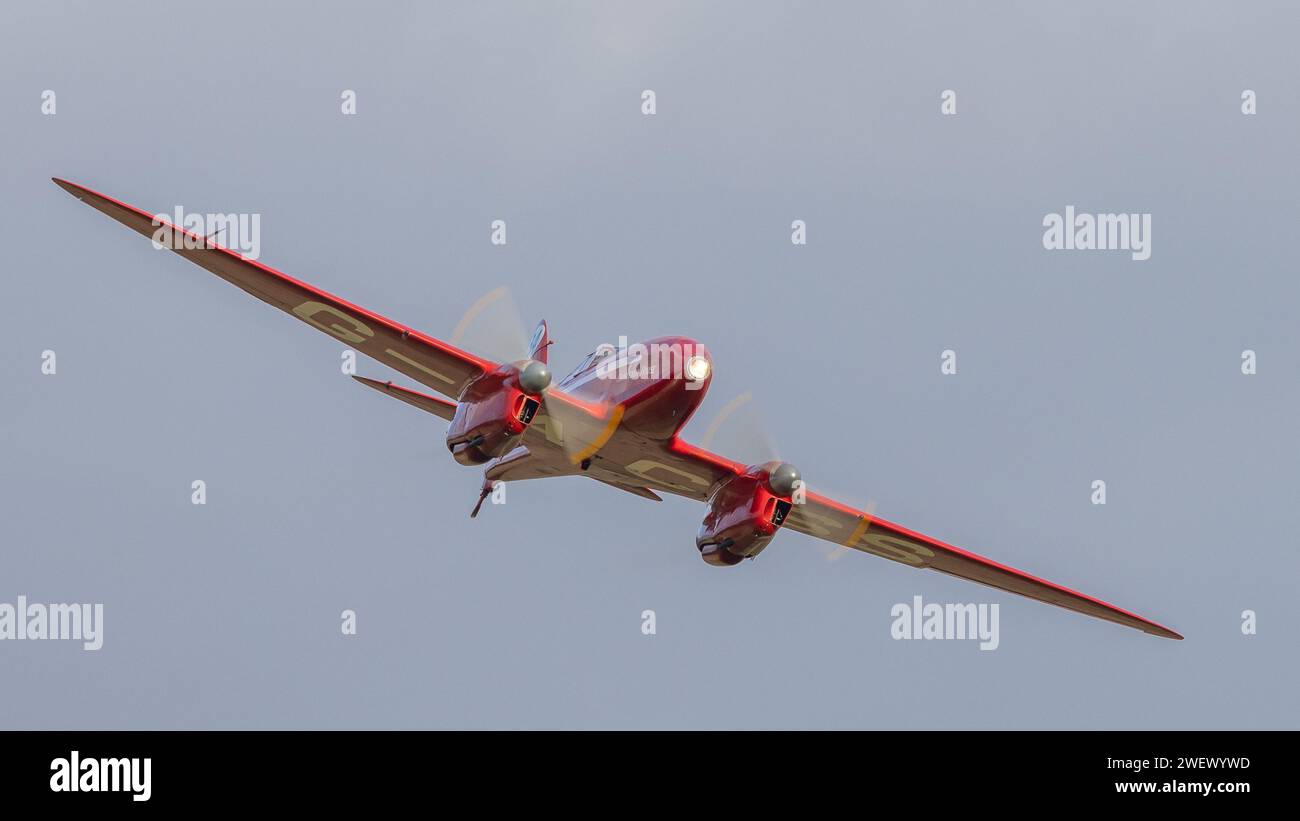 Old Warden, UK - 2nd October 2022: The historic De Haviland DH88 Comet ...