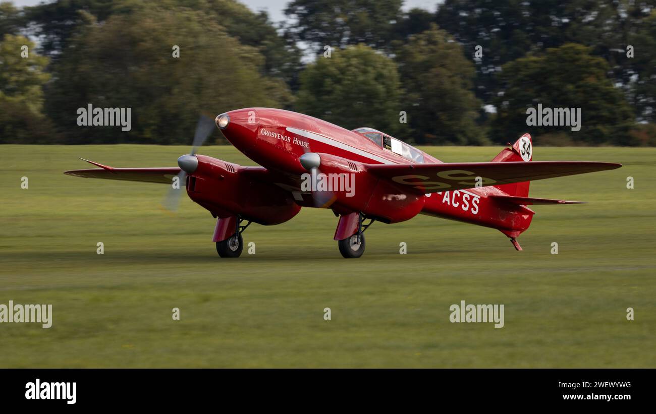 Old Warden, UK - 2nd October 2022: The historic De Haviland DH88 Comet ...