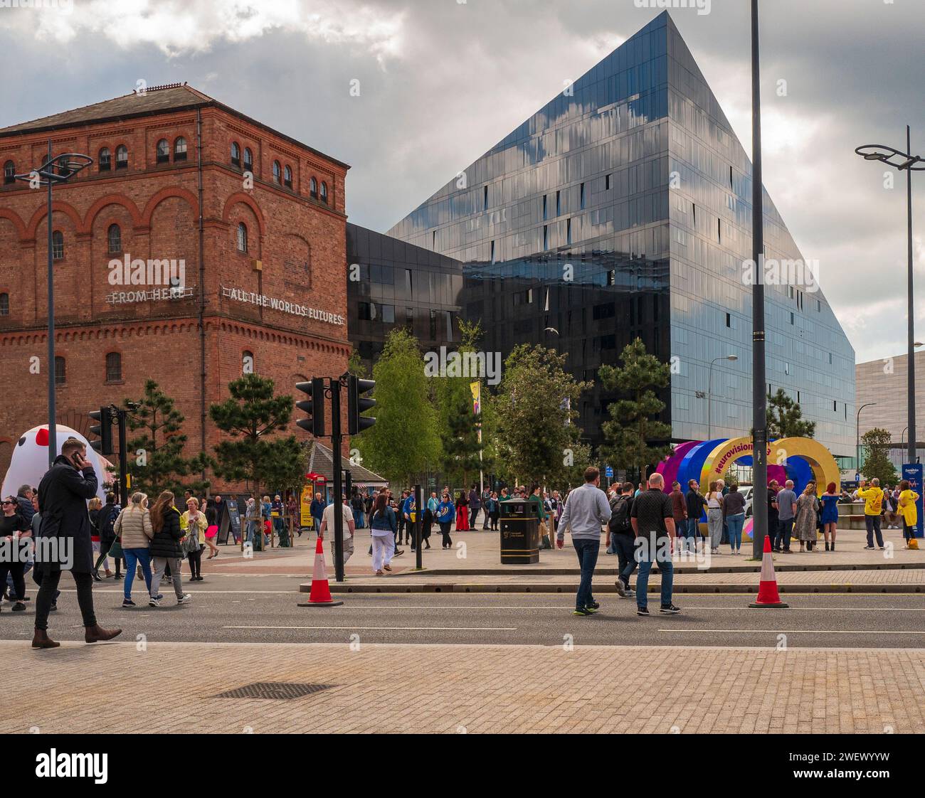 Liverpool 2023 Eurovision Song Contest Stock Photo - Alamy