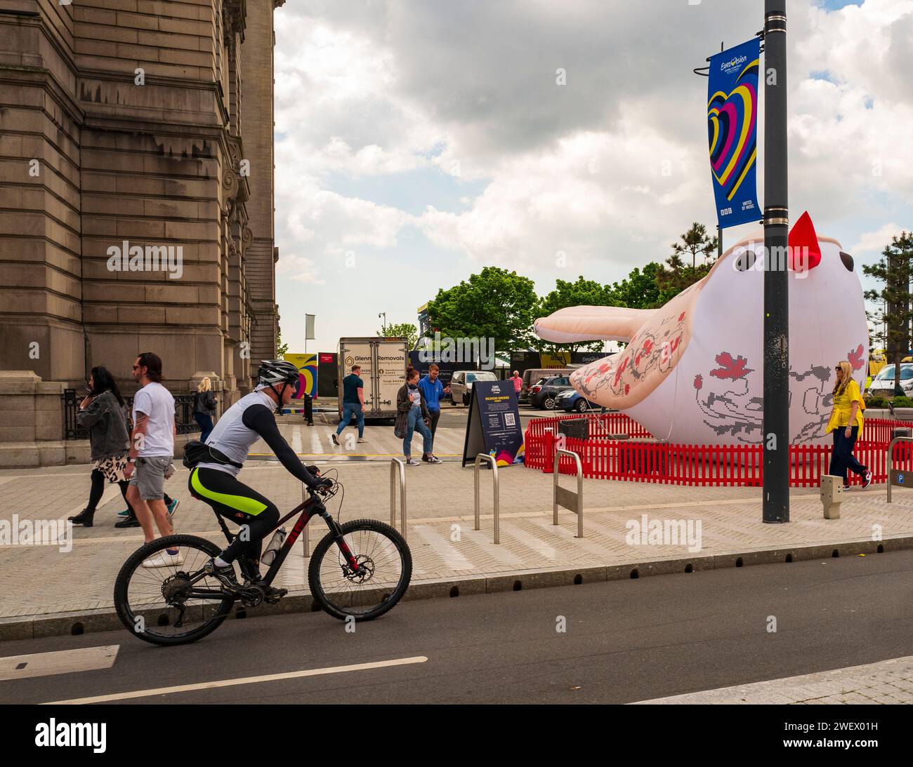 Liverpool 2023 Eurovision Song Contest Stock Photo - Alamy