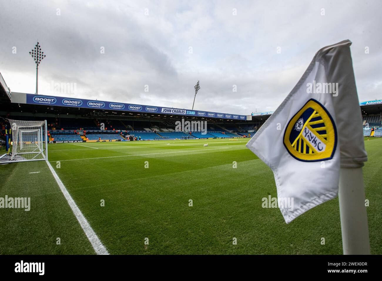 A general view inside Elland Road Stadium ahead of the Emirates FA Cup ...