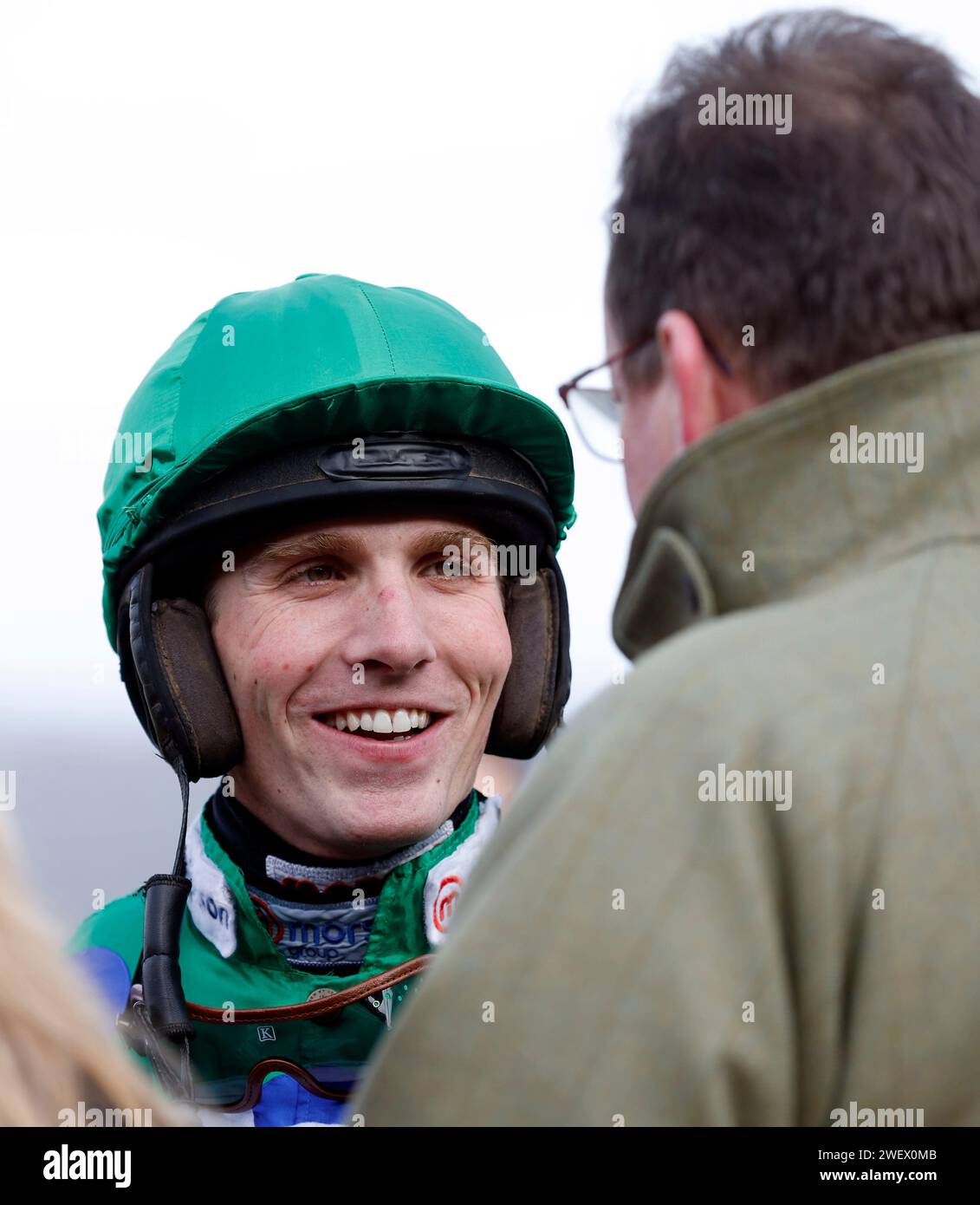 Jockey Harry Cobden after winning the Timeform Novices' Handicap Chase ...