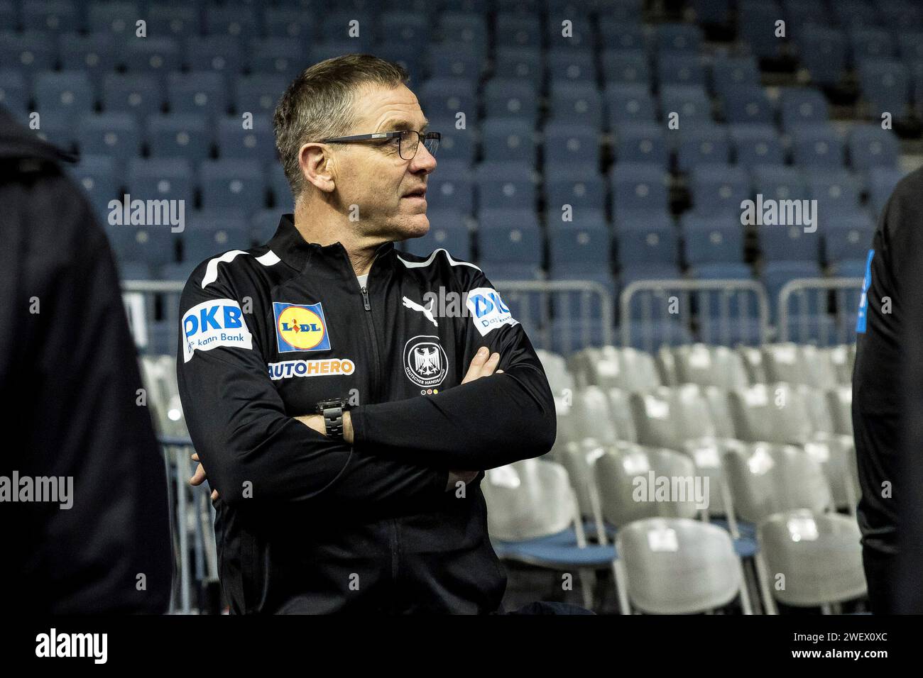 Alfred Gislason (Trainer Deutschland) MEN?S EHF EURO 2024: Final Media ...