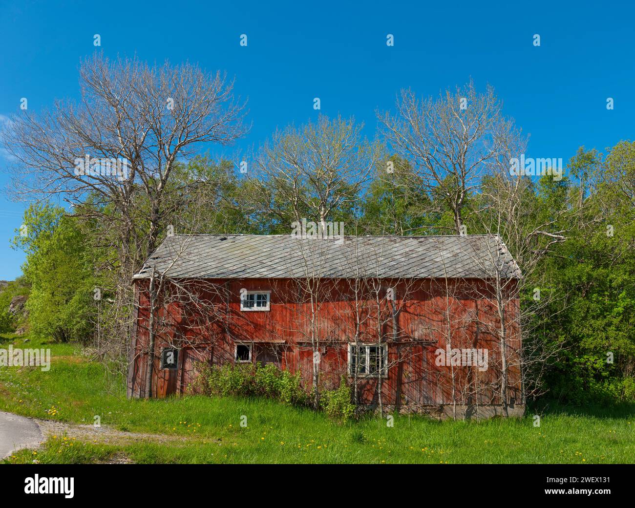 Norway leka island red hi-res stock photography and images - Alamy