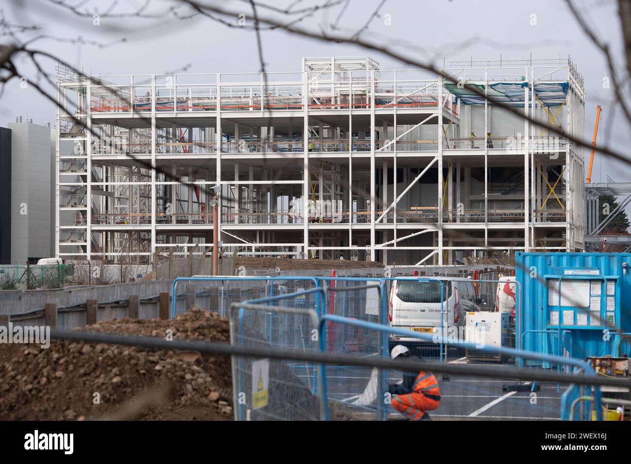 Slough, UK. 25th January, 2024. Cadent have demolished their offices at ...