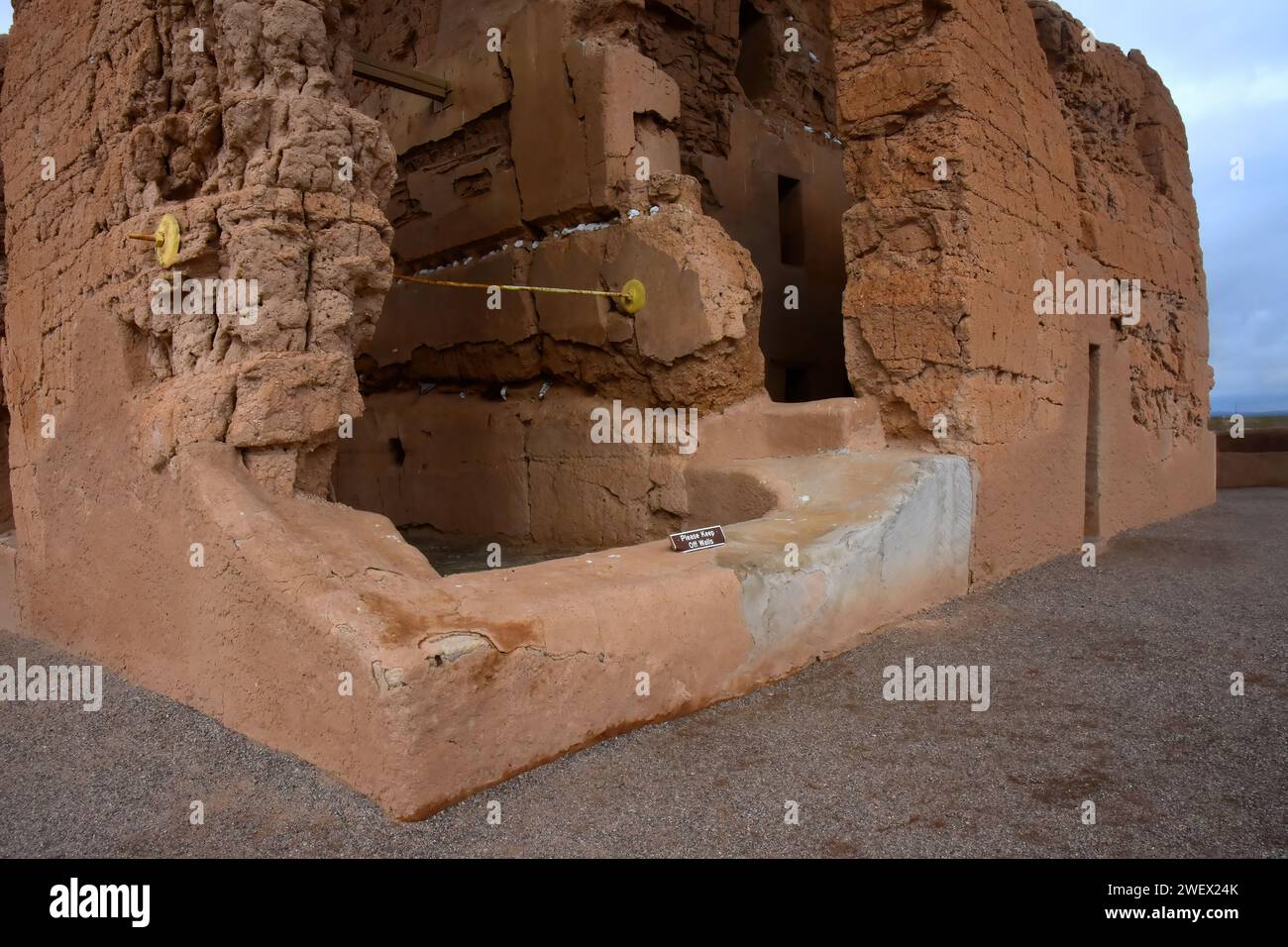 Ancient Casa Grande Ruins National Monument of the Pre-columbian ...