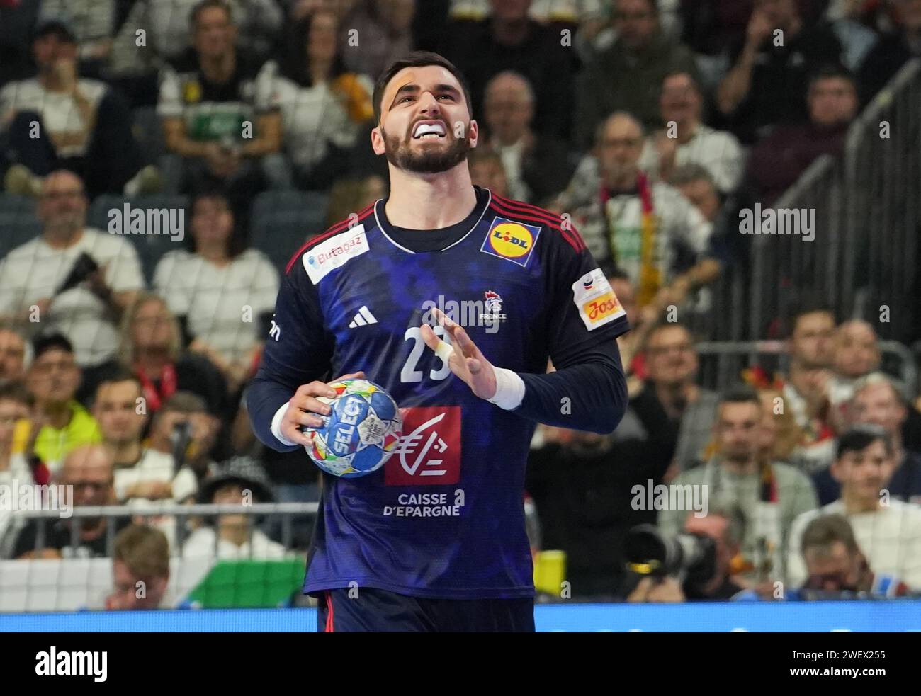 Ludovic Fabregas of France during the Men's EHF Euro 2024, Semi Finals ...