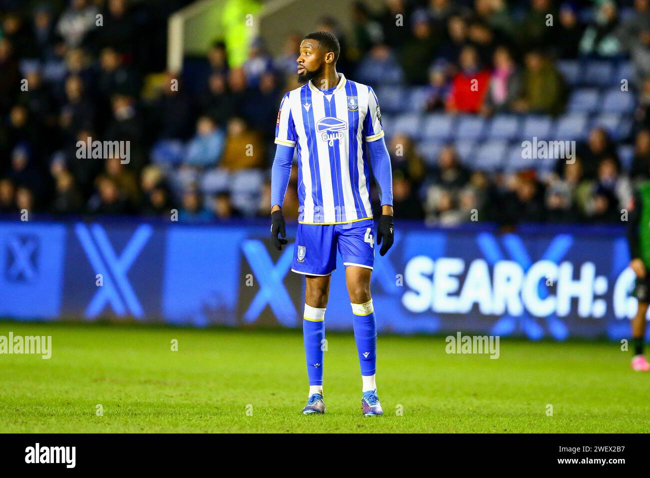 Hillsborough Stadium, Sheffield, England - 26th January 2024 Momo Diaby ...