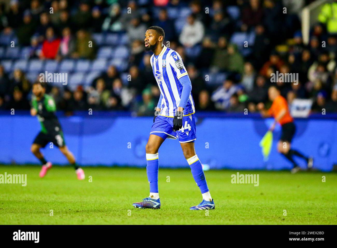Hillsborough Stadium, Sheffield, England - 26th January 2024 Momo Diaby ...