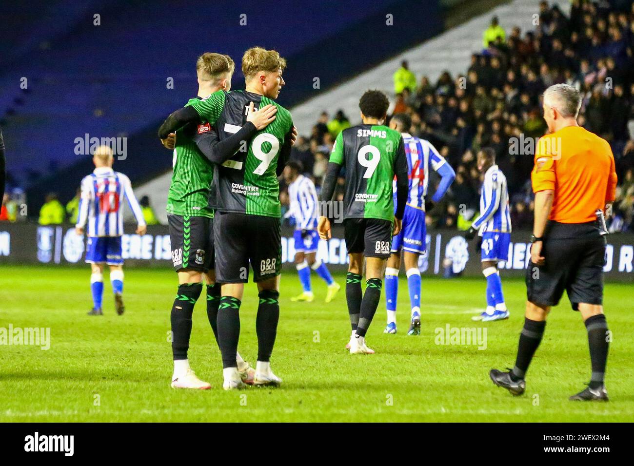 Hillsborough Stadium, Sheffield, England - 26th January 2024 Goal ...