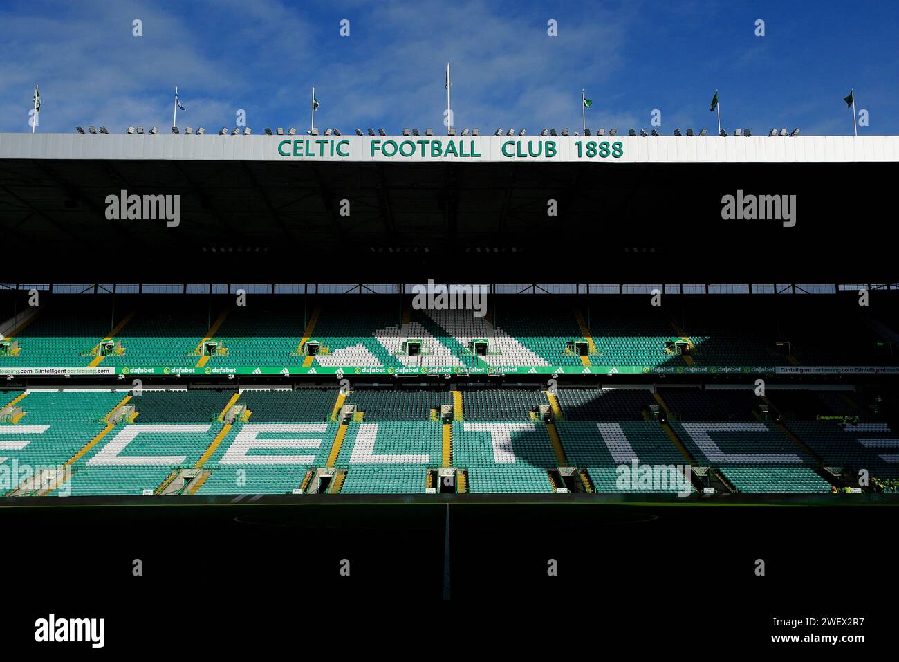 General view inside the stadium before the cinch Premiership match at ...