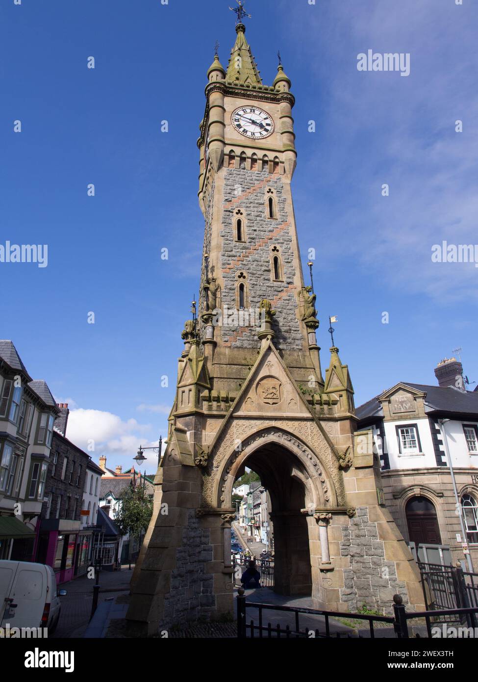 Machynlleth market town hi-res stock photography and images - Alamy