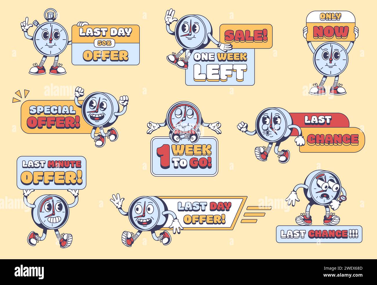 Cartoon stopwatch hi-res stock photography and images - Alamy