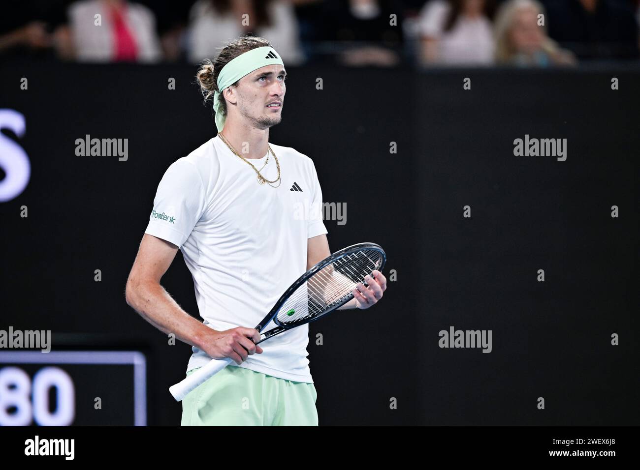 Melbourne, Australie. 26th Jan, 2024. Sascha Alexander Zverev during ...