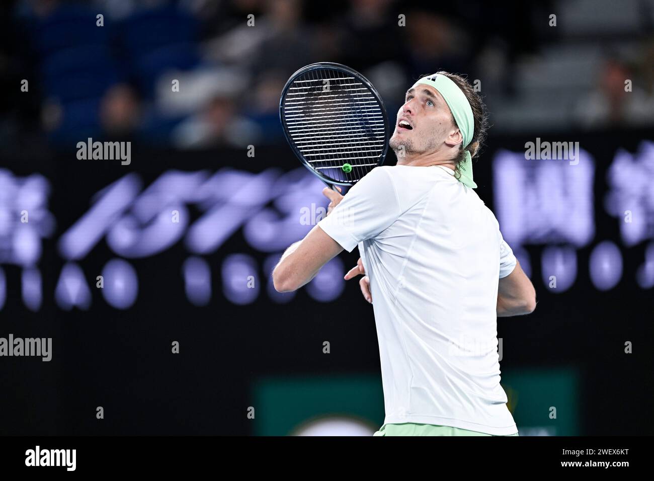 Melbourne, Australie. 26th Jan, 2024. Sascha Alexander Zverev during the Australian Open AO 2024 ...