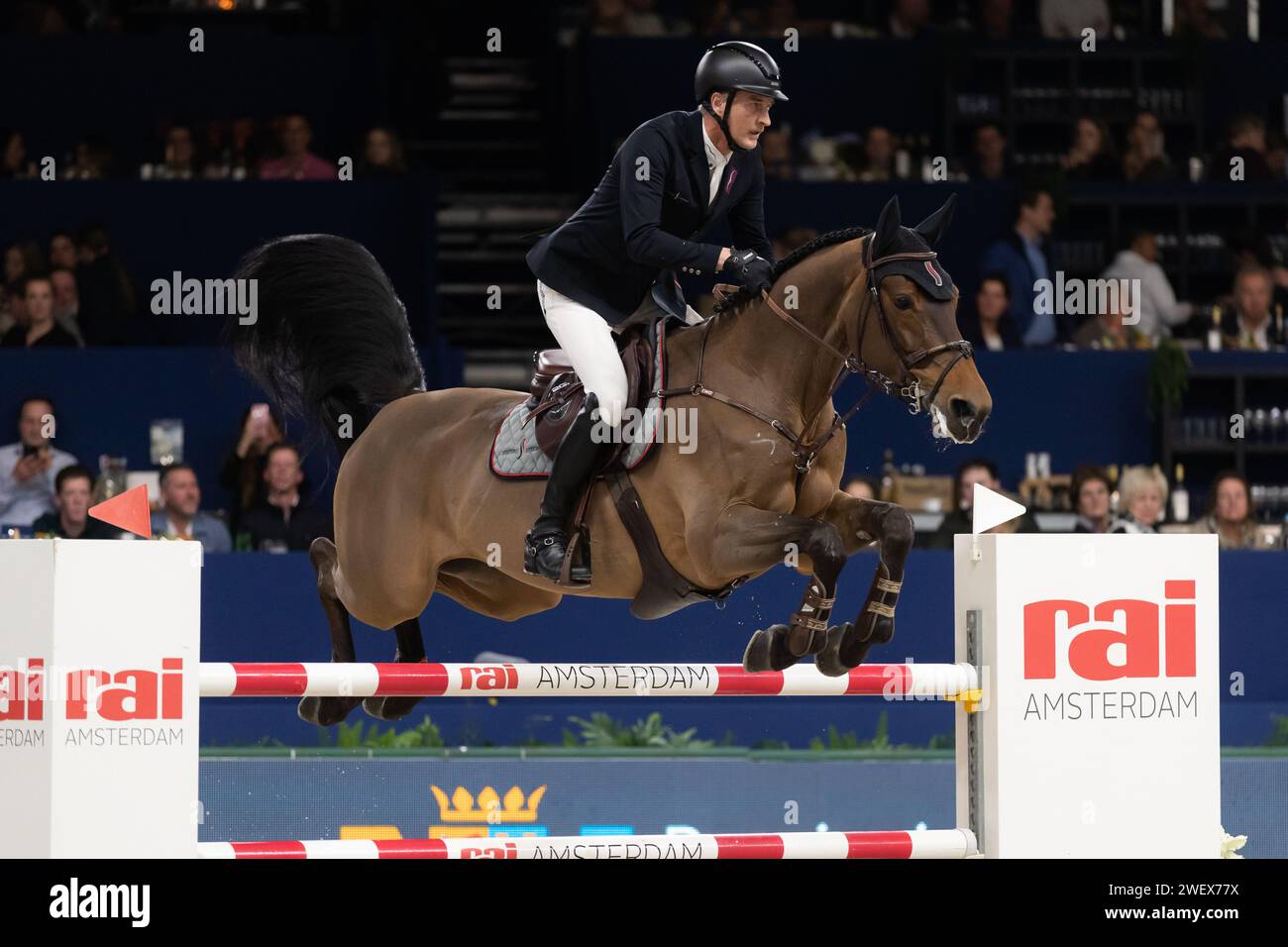 Amsterdam, Netherlands - January 26, 2024. Marc Houtzager from ...