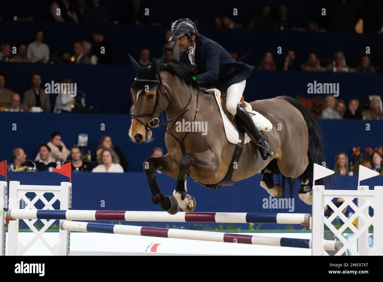 Amsterdam, Netherlands - January 26, 2024. Karim Elzoghby from Egypt ...