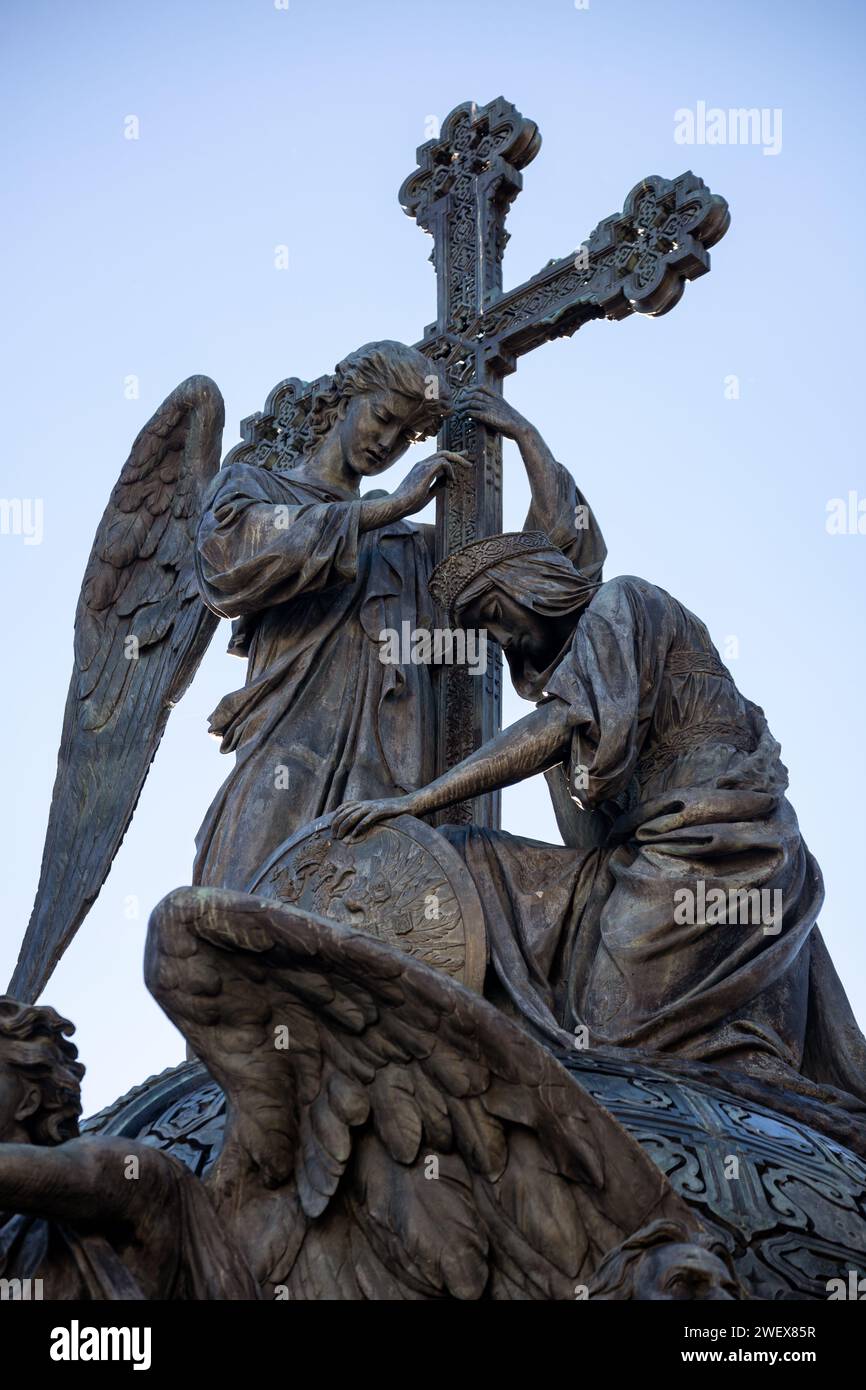 Monument to the Millennium of Russia, erected in 1862 on the territory ...