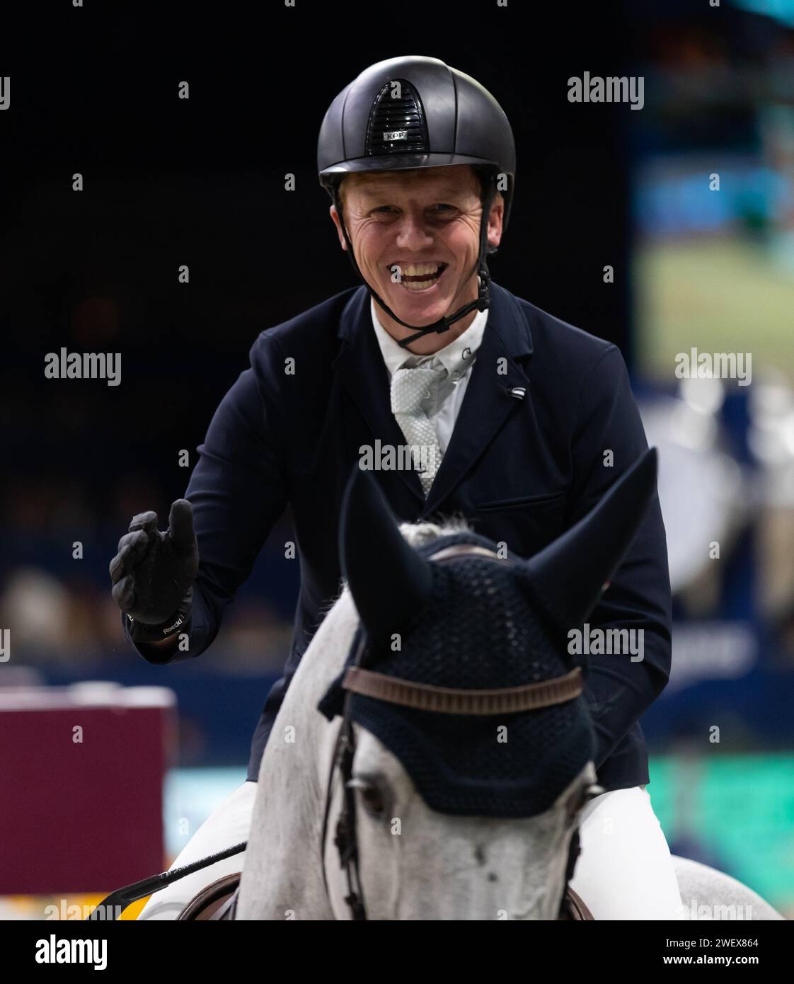 Amsterdam, Netherlands - January 26, 2024. Matthew Sampson from Great ...