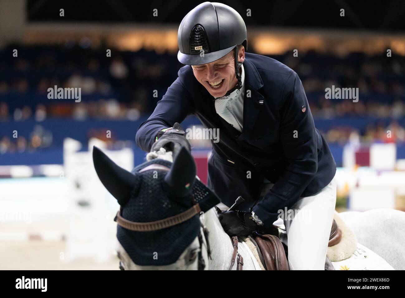 Amsterdam, Netherlands - January 26, 2024. Matthew Sampson from Great ...