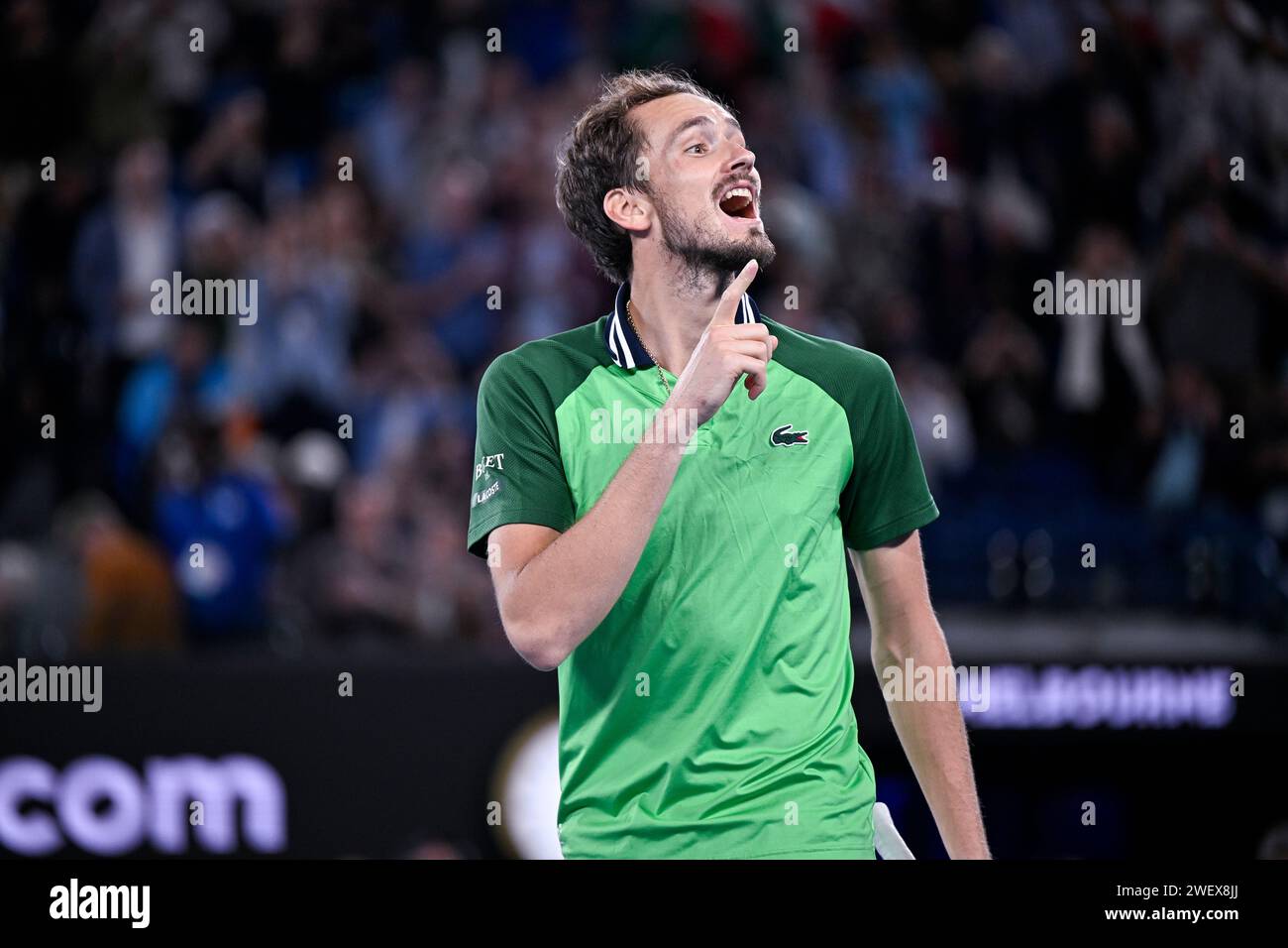 Melbourne, Australie. 26th Jan, 2024. Daniil Medvedev during the ...