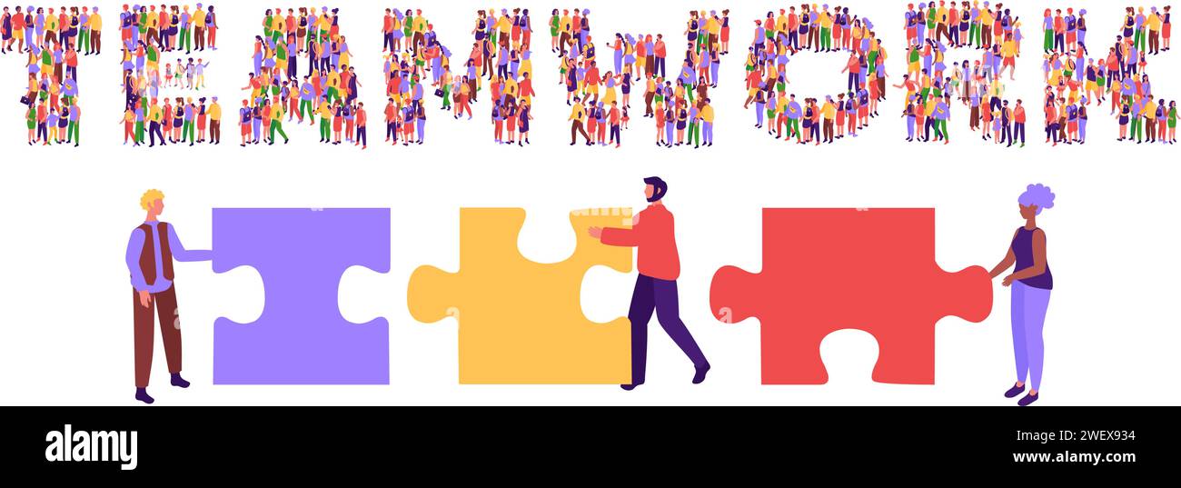 Team work. Collaborative spirit and problem-solving concept with ... Team work. Collaborative spirit and problem-solving concept with ...