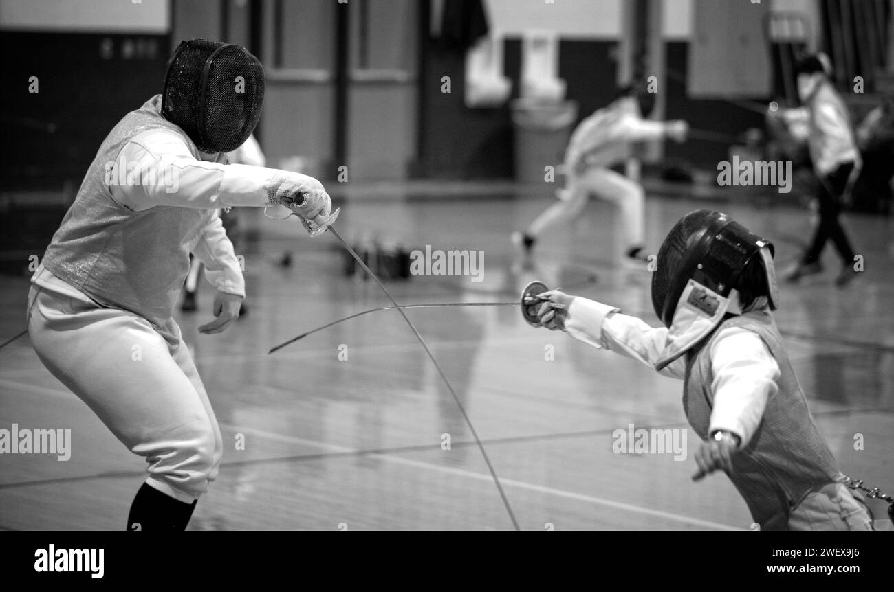 UNITED STATES - 01-26-2024: Out of Nowhere Fencing, offers instruction ...