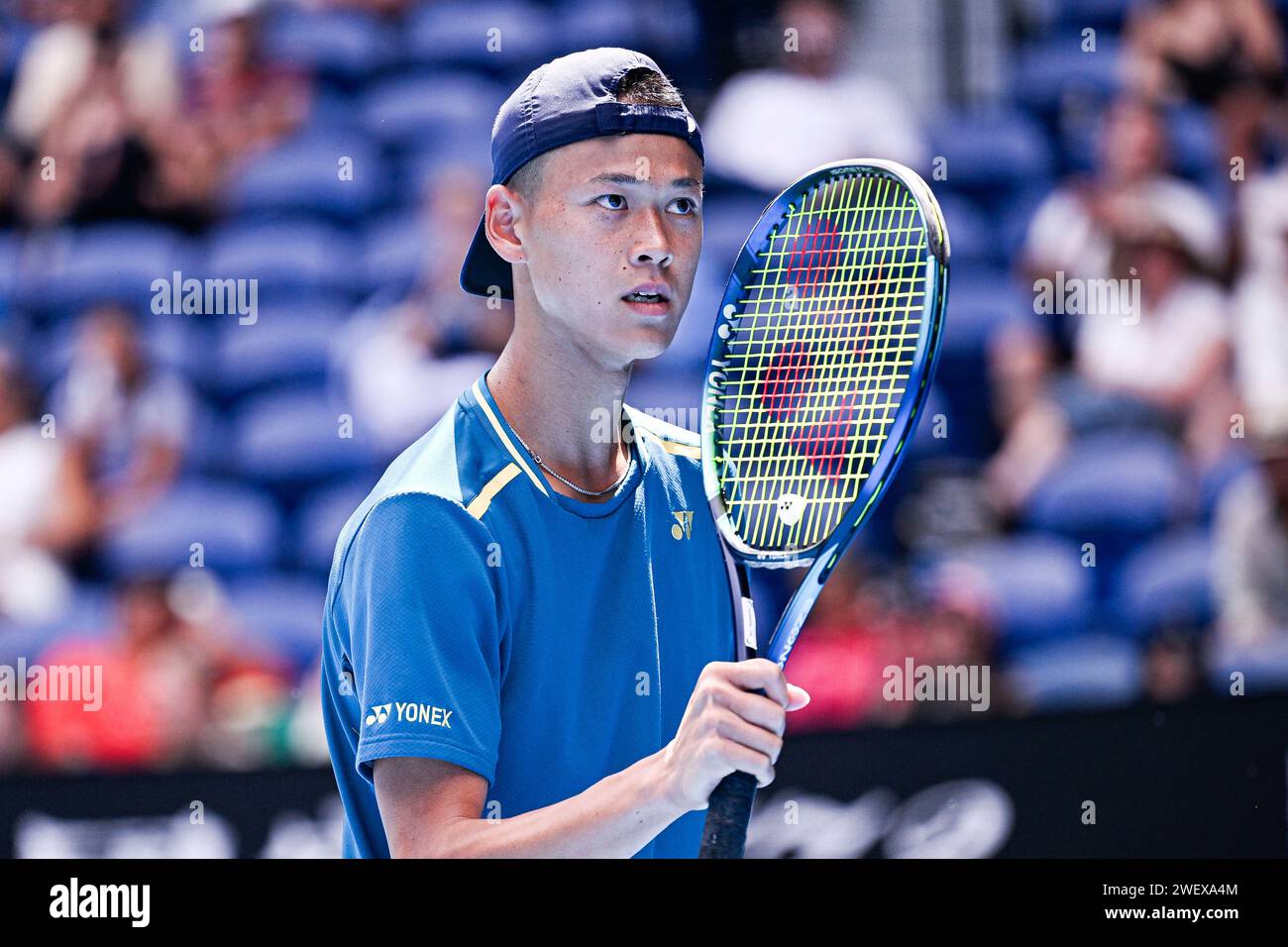 Melbourne, Australia. 27th Jan, 2024. Rei Sakamoto of Japan winner of ...