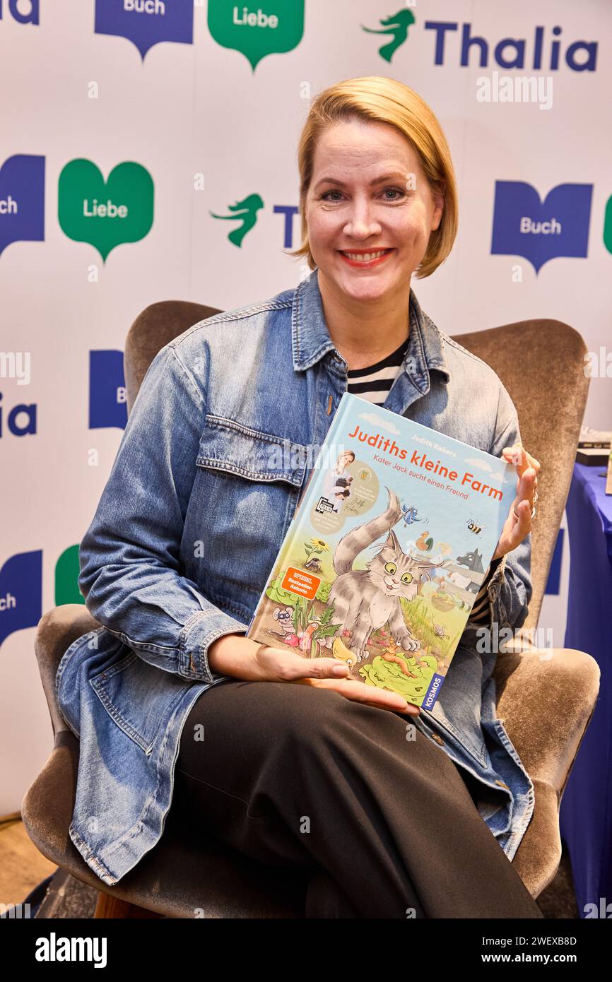 Hamburg, Germany. 27th Jan, 2024. Judith Rakers, TV presenter and ...