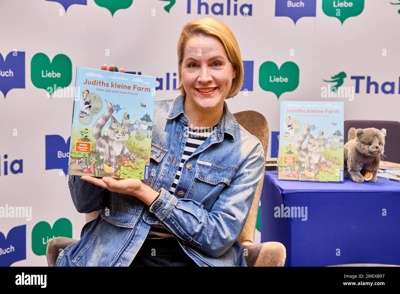 Hamburg, Germany. 27th Jan, 2024. Judith Rakers, TV presenter and ...