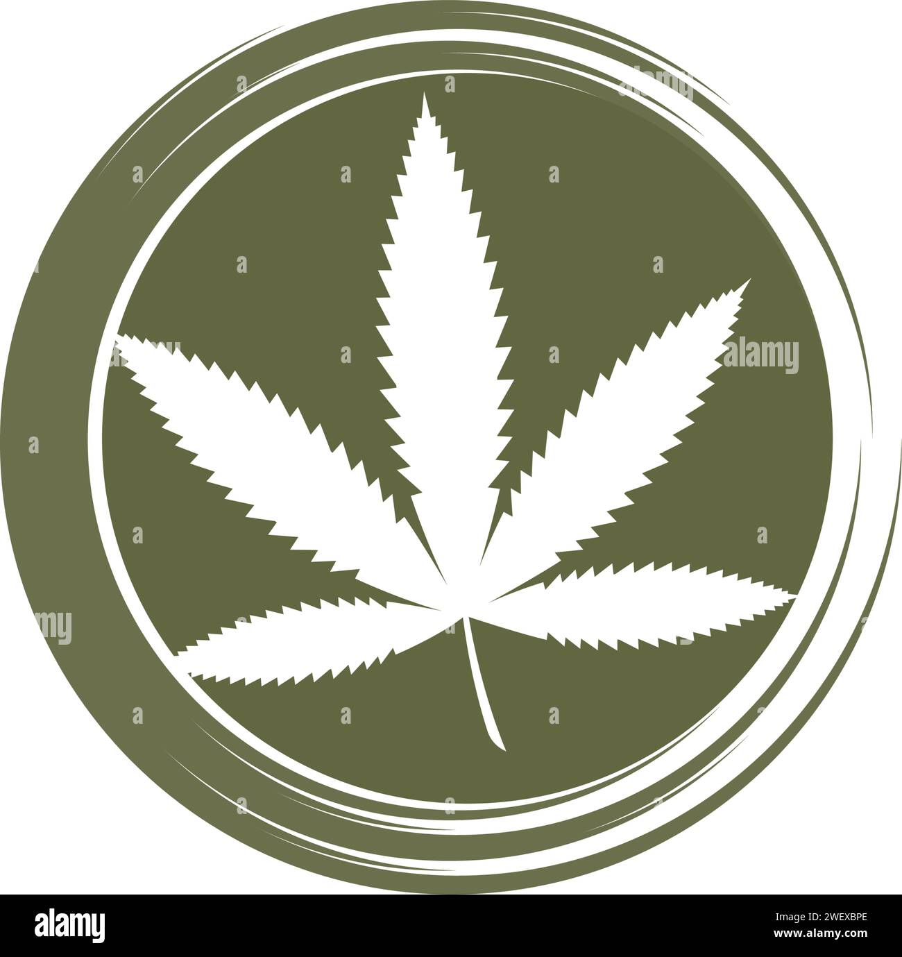 canabis marijuana sign symbol illustration design template Stock Vector ...