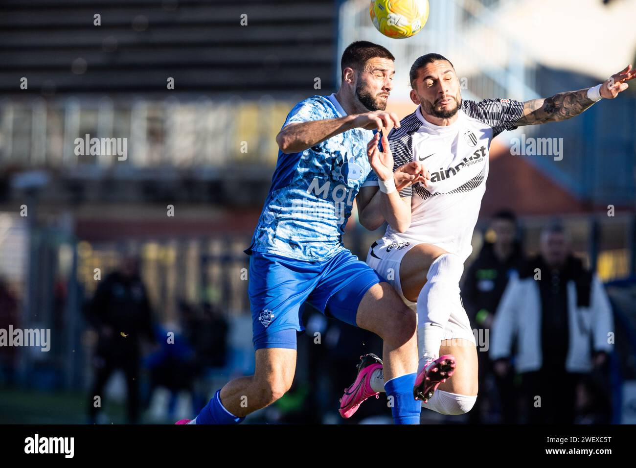 Como, Italy. 27th Jan, 2024. Marco Curto (Como 1907) during Como 1907 ...