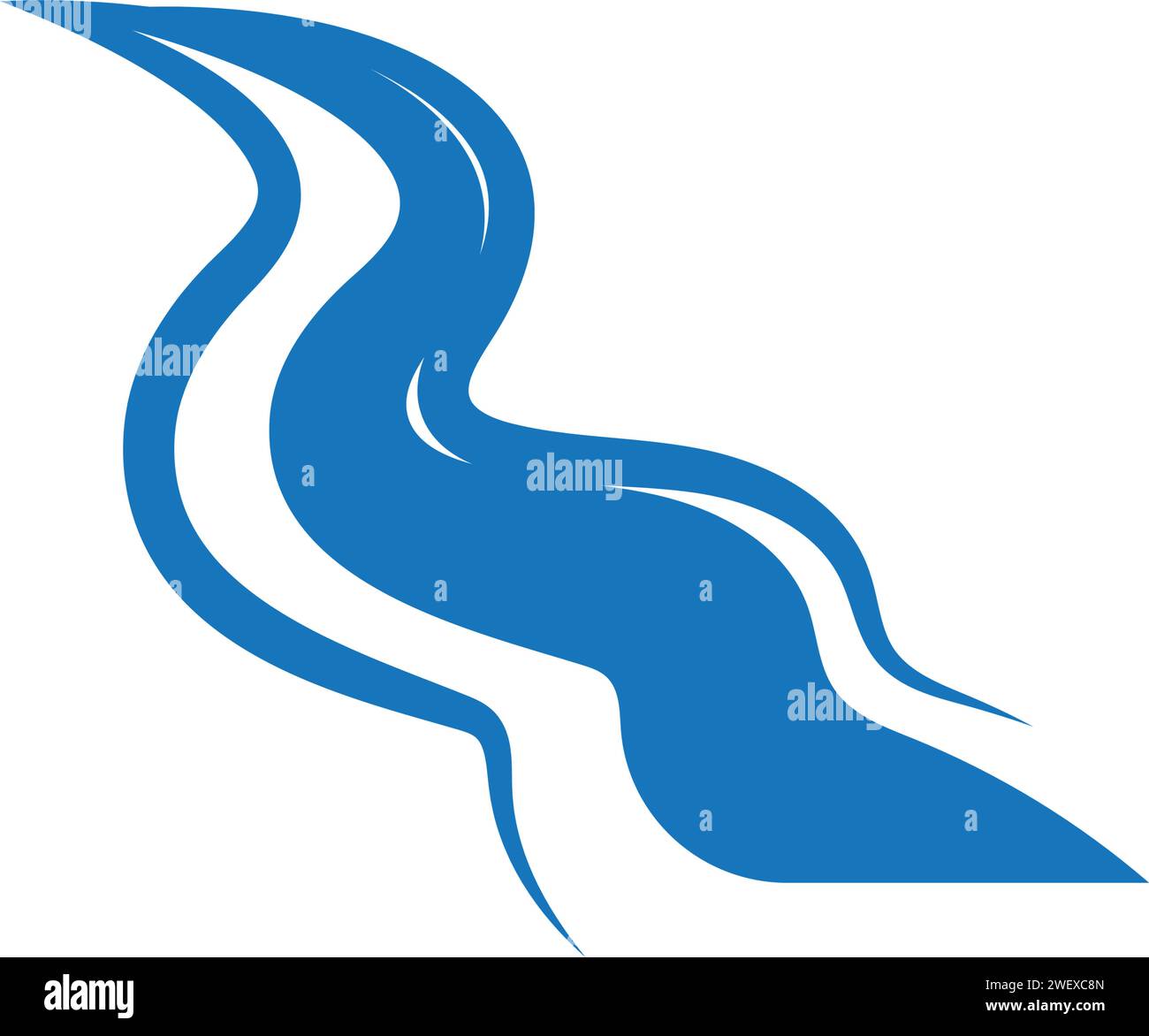 river icon vector illustration design template Stock Vector Image & Art ...