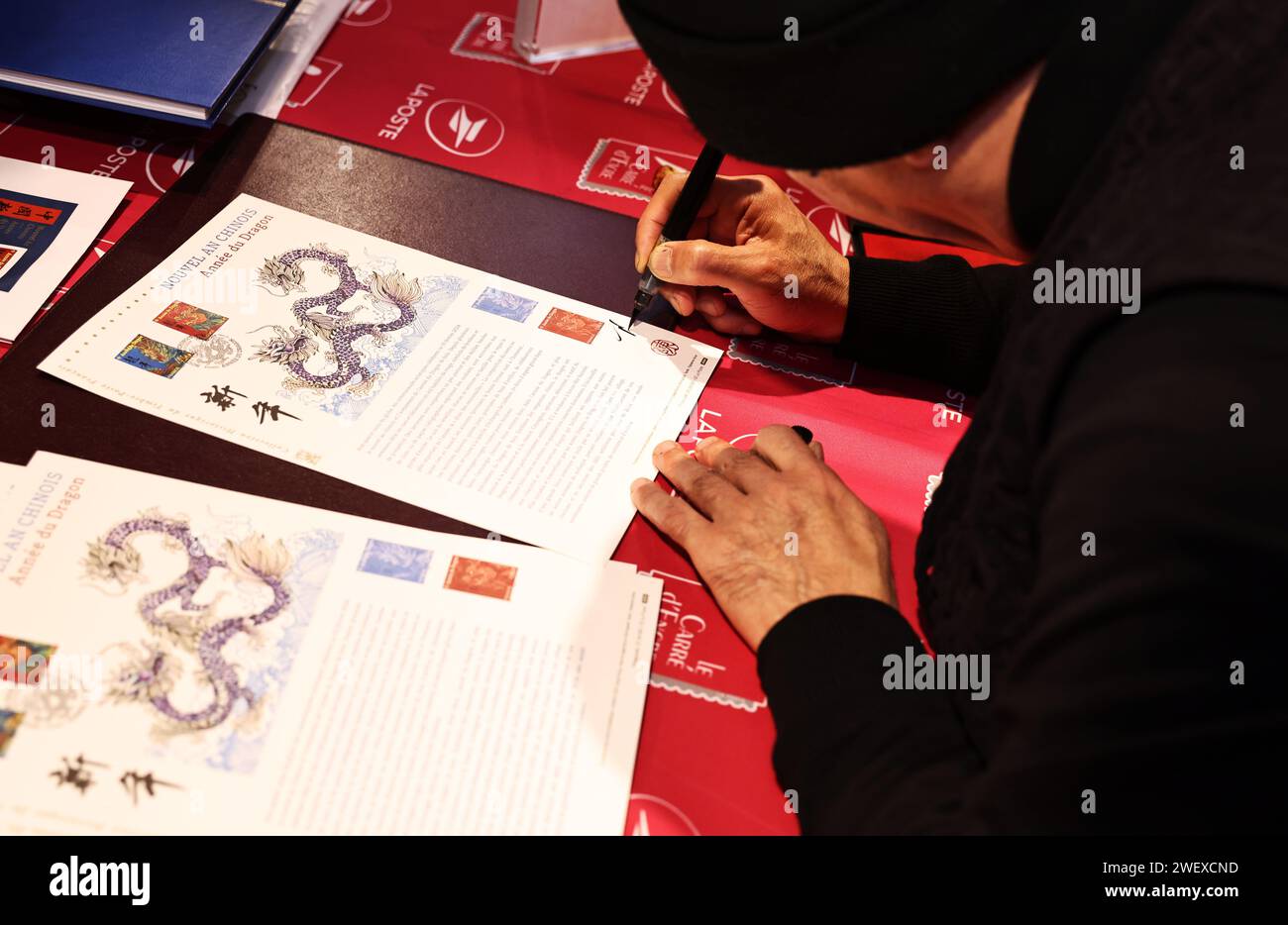 Unveiled new french stamp hi-res stock photography and images - Alamy