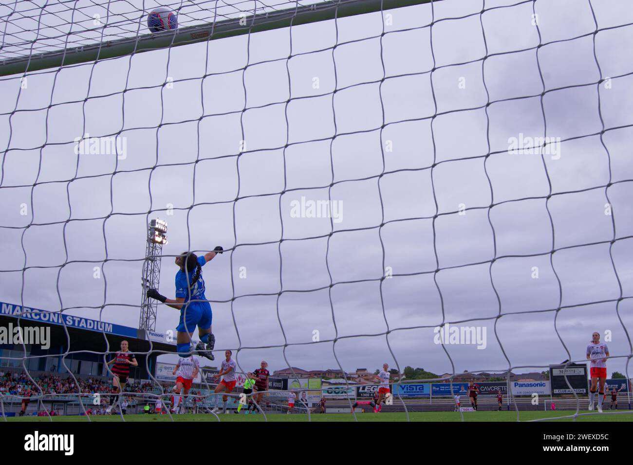 Sydney, Australia. 27th Jan, 2024. Goalkeeper, Jordan Silkowitz of ...