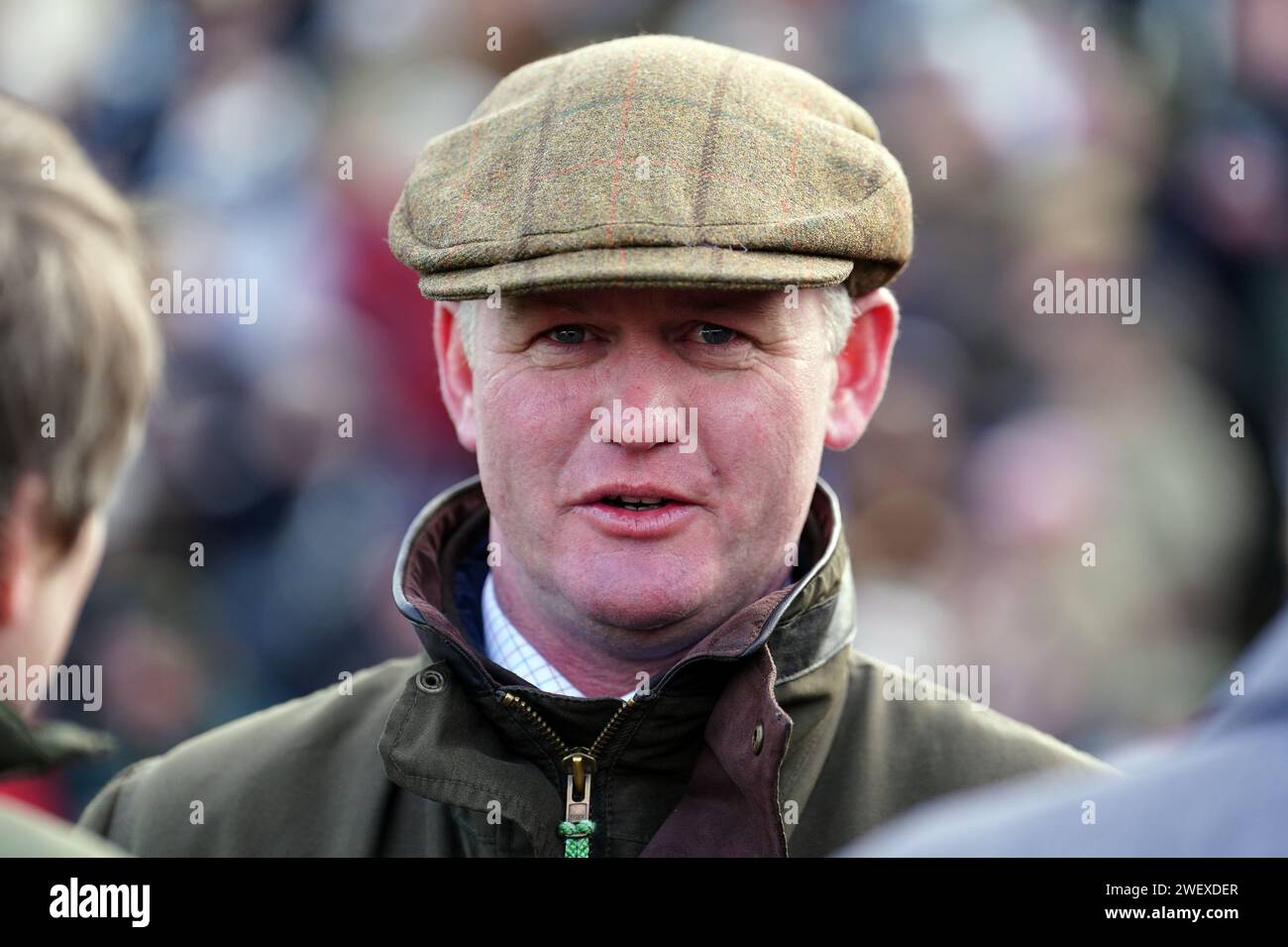 Trainer Joe Tizzard during the Festival Trials Day at Cheltenham ...